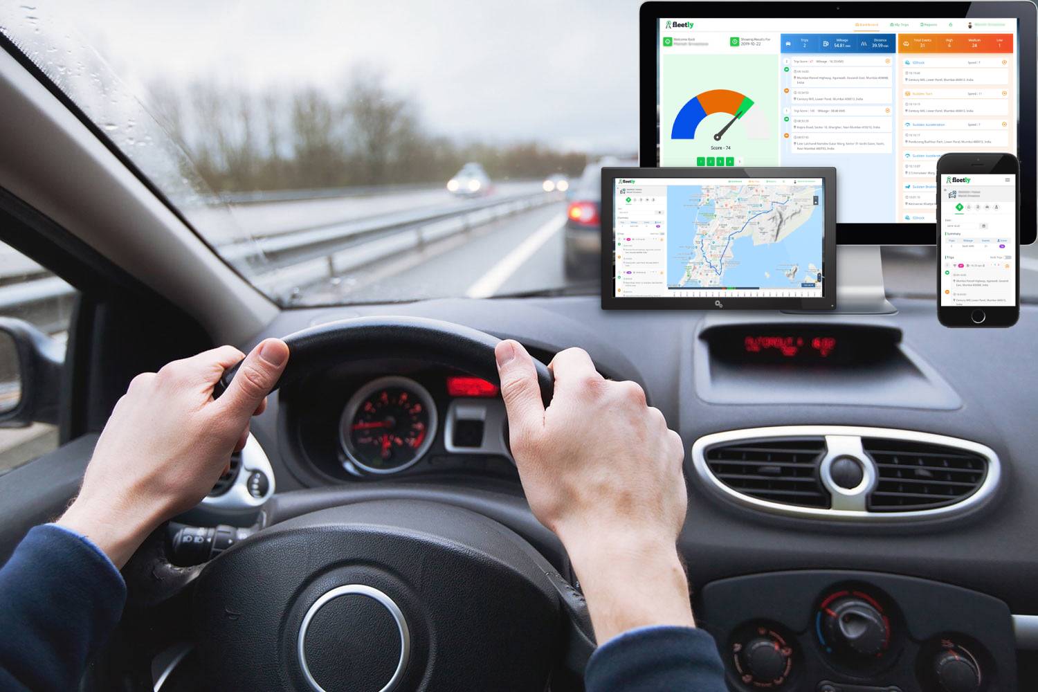 Fleet Vehicle Tracking System | Fleet Telematics | Fleetly